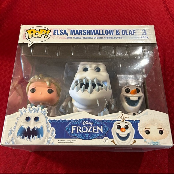 Funko | Toys | Funko Elsa Marshmallow And Olaf Box Set | Poshmark